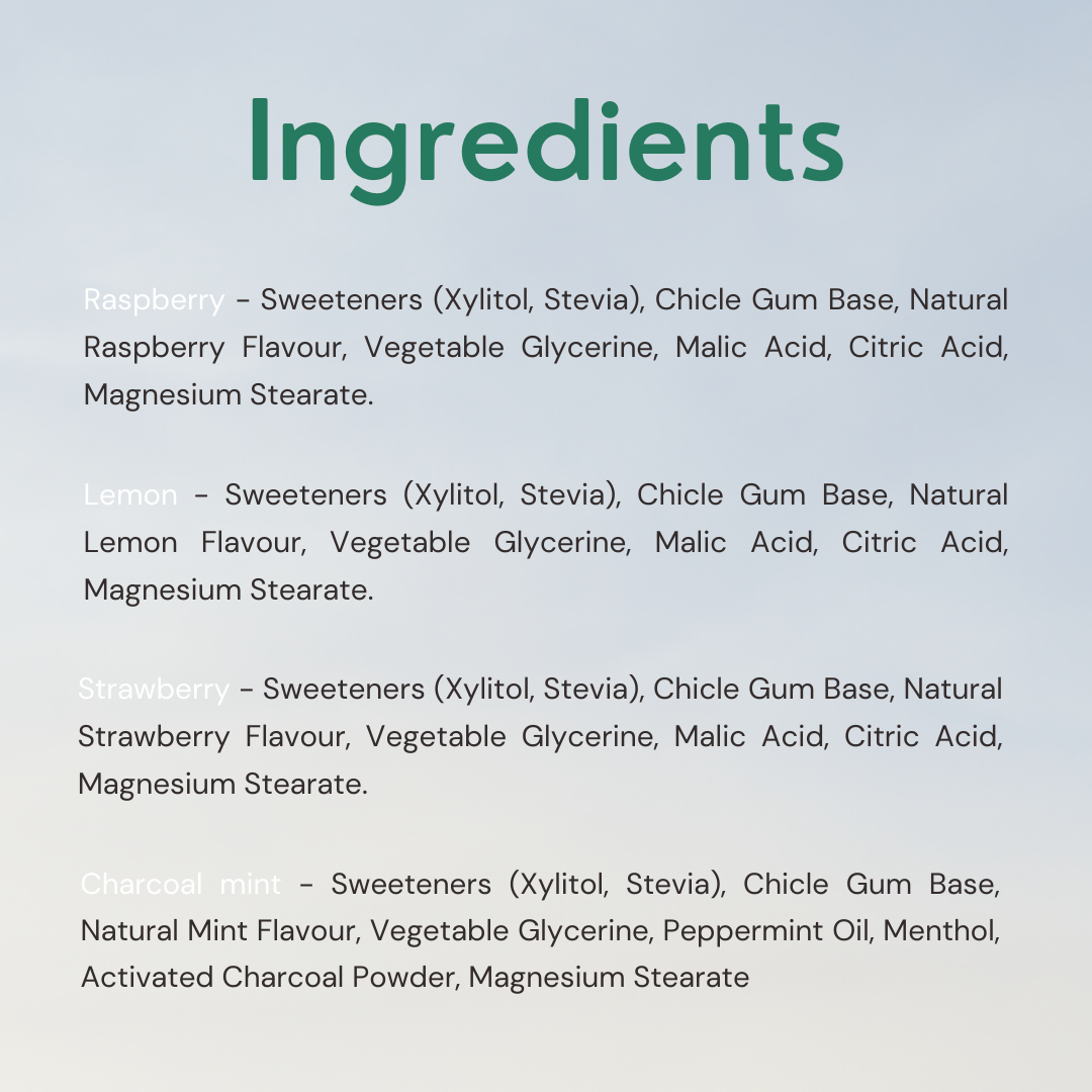 Gud Gum Mini Pack - Plastic-Free, Sugar-Free, Natural, Biodegradable ...