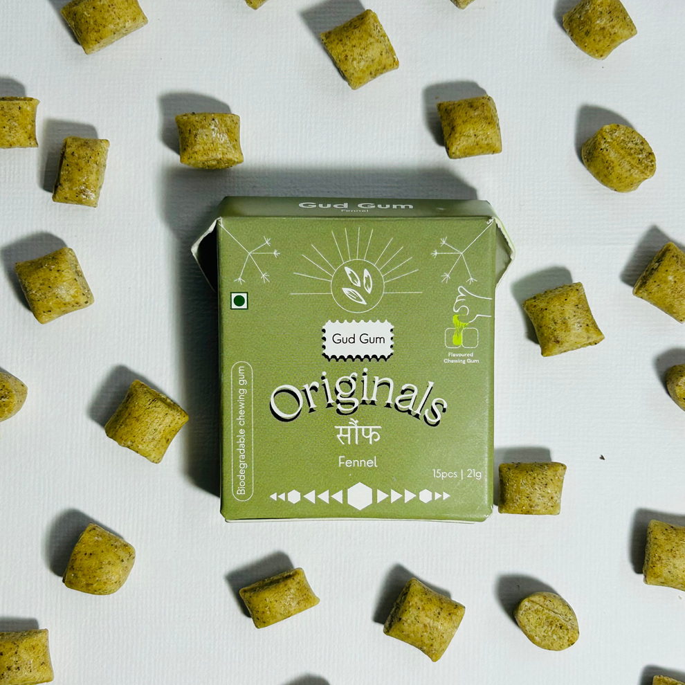 Gud Gum Originals Mini Pack - plastic-free, sugar-free, natural, biode ...