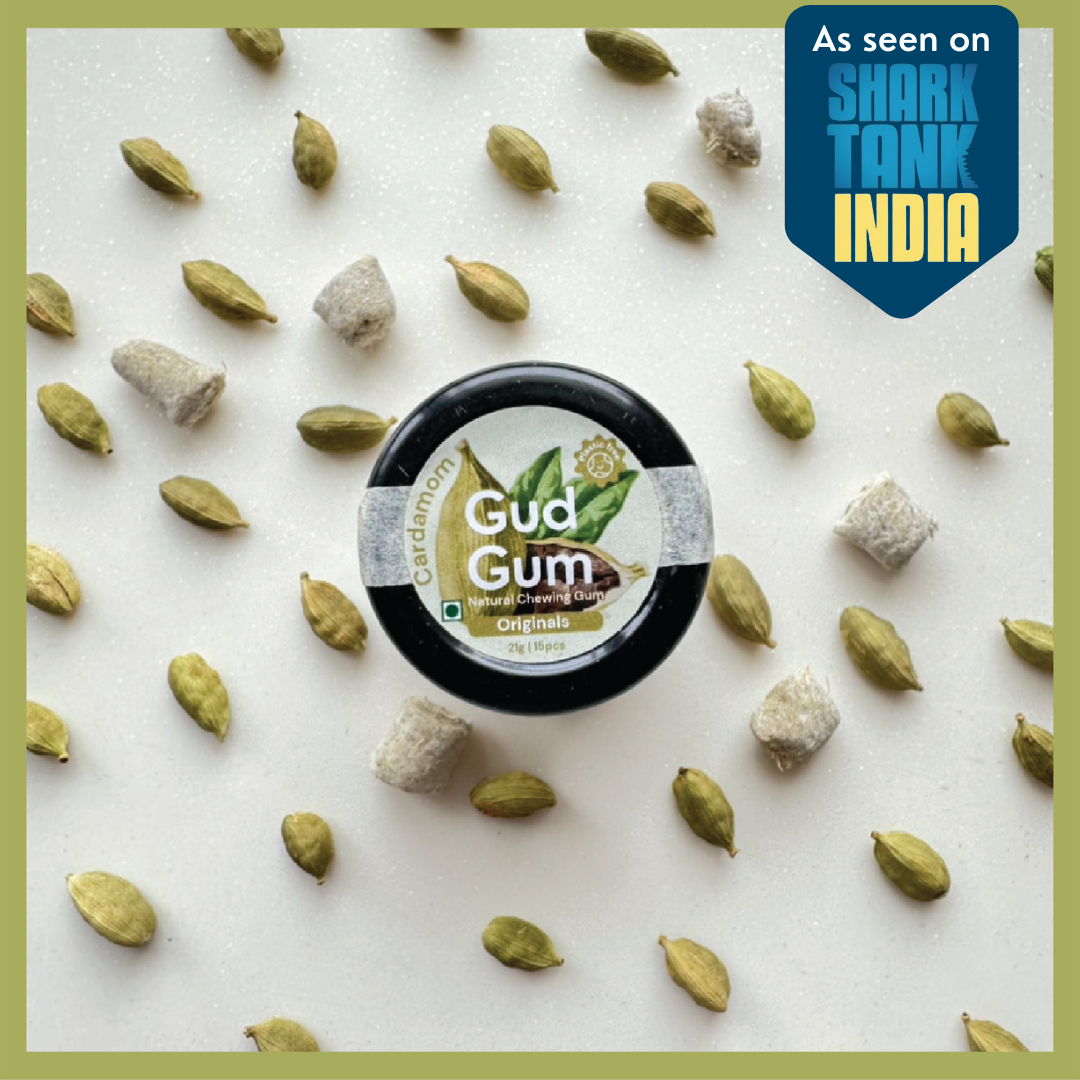 Cardamom Chewing Gum - Plastic Free, Sugar Free, Natural, Biodegradabl ...