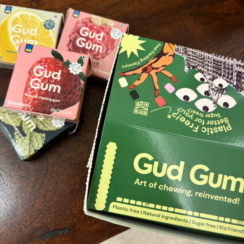 The Share Pack - 16 Packs of your favourite Gud Gum Flavours - Biodegr ...